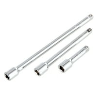 Hyper Tough 3 Piece 3/8 inch Socket Extension Bars 8UC0002A - Walmart.com