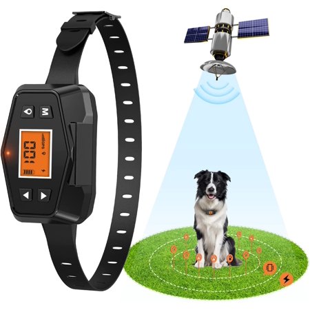 Wireless Dog Fence, 98-3280FT Electric Dog Fence, Waterproof GPS ...