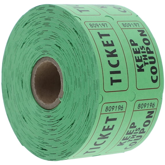 L LIKED Raffle Tickets Double Rolls 1000 per Roll 50/50 Raffle Tickets ...