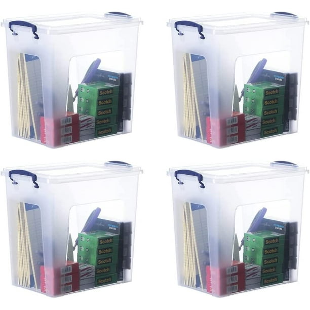 Superio X-Deep Clear Storage Container with Lid and Handles, 12 Quart ...