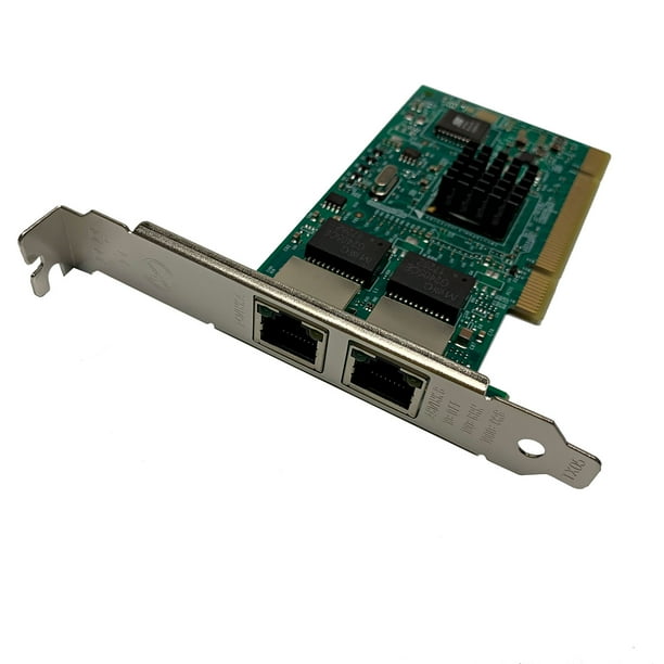 AYA Dual RJ45 Ethernet Port Intel 82546-S Pro/1000MT PCI Gigabit NIC ...