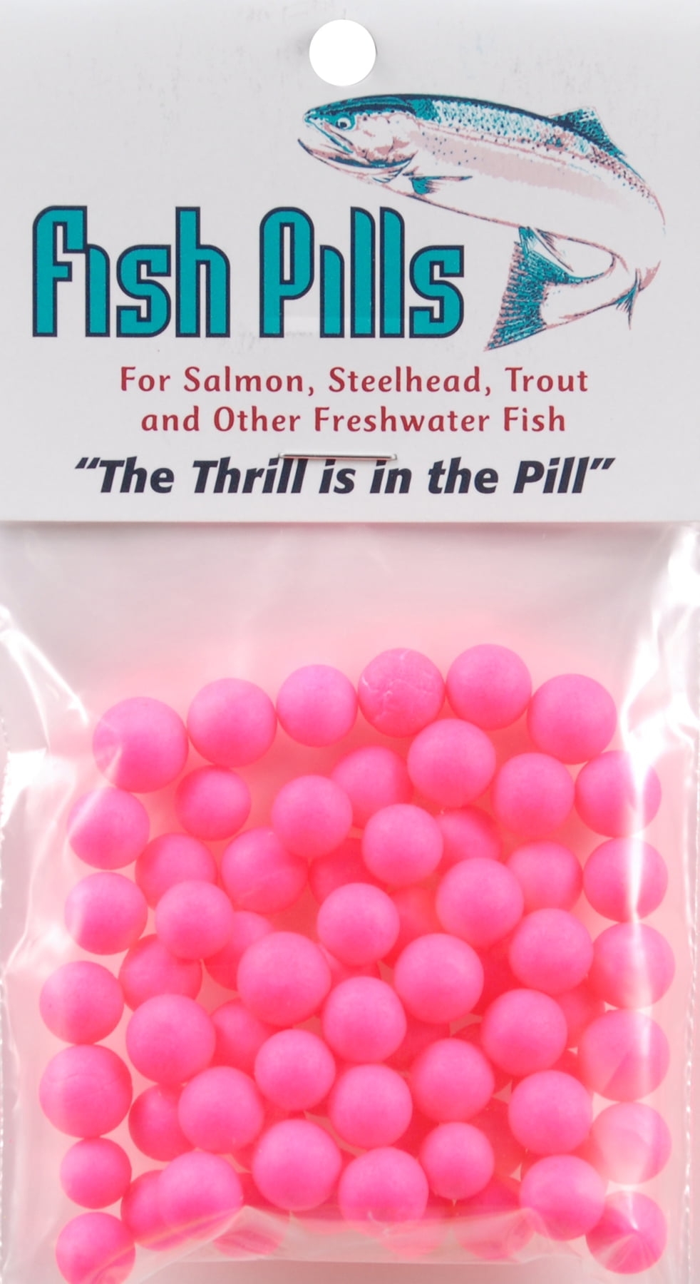 Mad River Fish Pills Florescent Pink Size #2 - Walmart.com