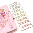 40 Pcs Multifunctional Metal Pen Clips, Portable Paperclip Pen Holders ...