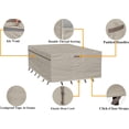 Heavy Duty Waterproof Furniture Covers,Fade Resistant Outdoor Table and ...