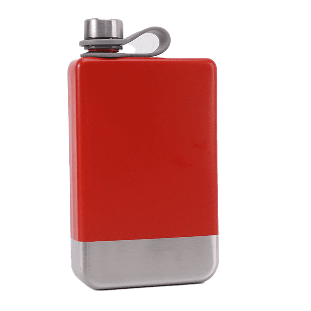 Flask for Men, Stainless Steel Camping Flask, Hip Flask Whiskey Flask ...
