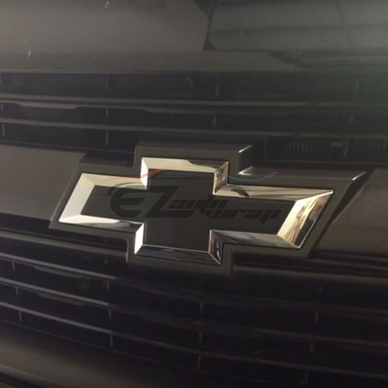 Matte black chevy bowtie store