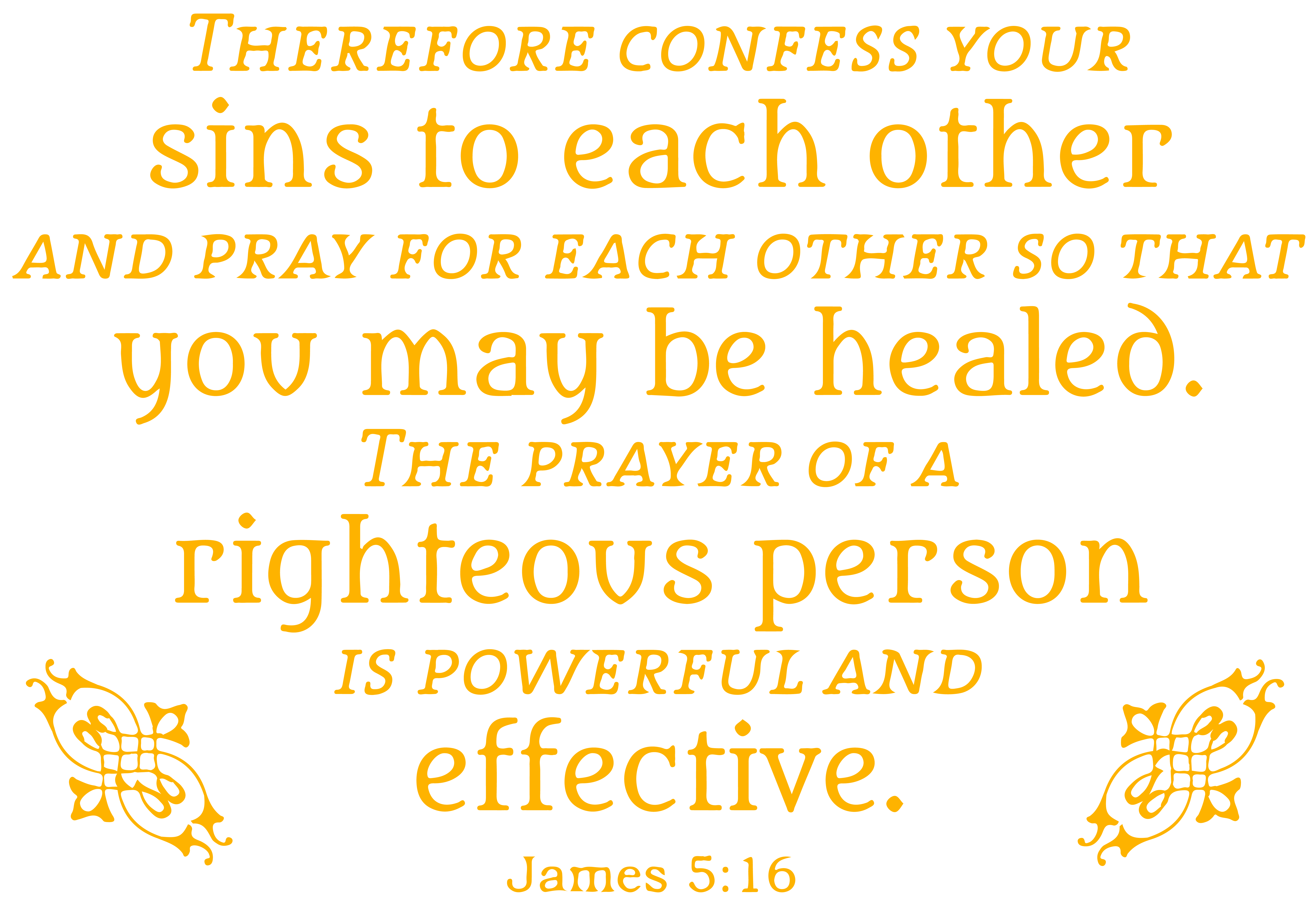 James 5 16 Therefore Confess Your Sins To Each Vinyl Decal Sticker james-5-16-therefore-confess-your-sins-to-each-vinyl-decal-sticker
