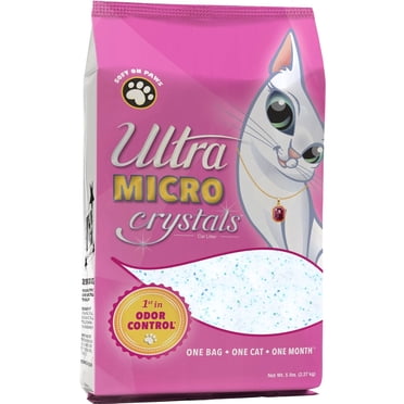 Ultra Micro Crystals Dust-Free Cat Litter, 5-lb, Superior Odor Control ...