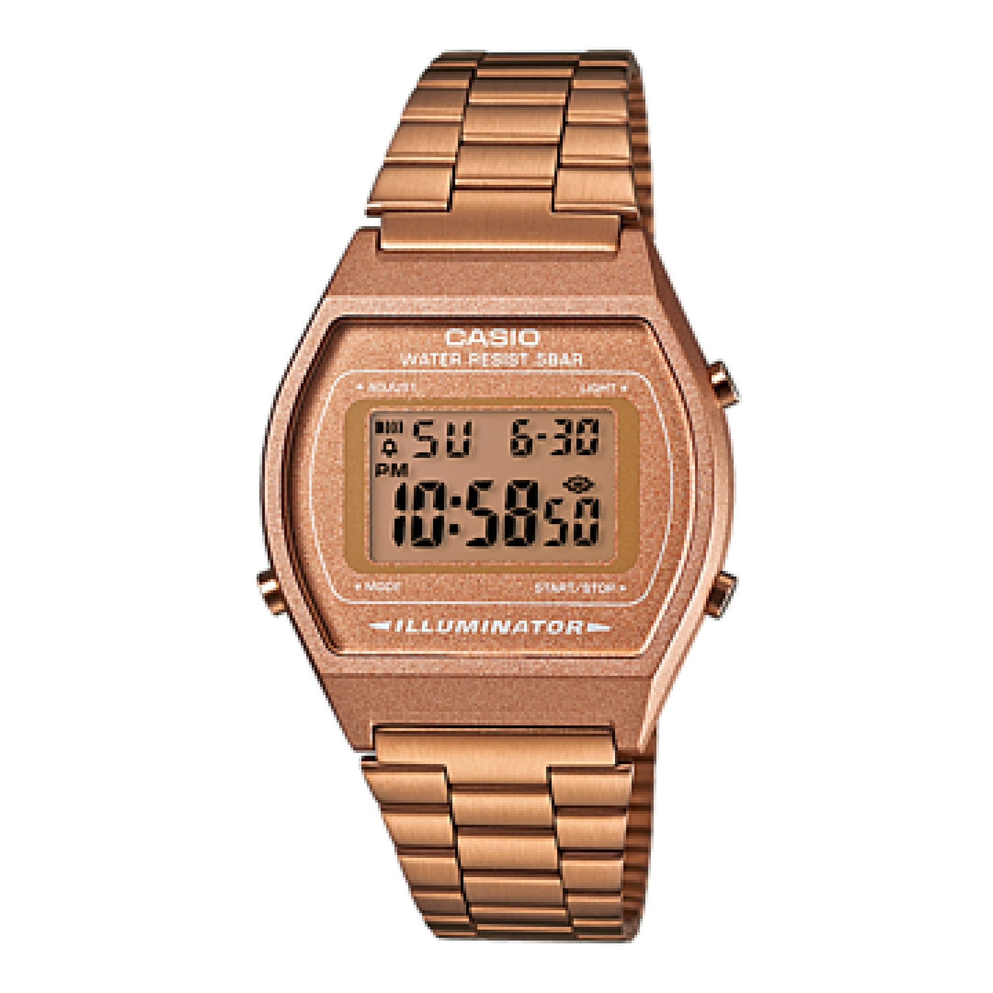 Click here for Casio Womens Core B640wc-5a Matte Rose-Gold Stainl... prices