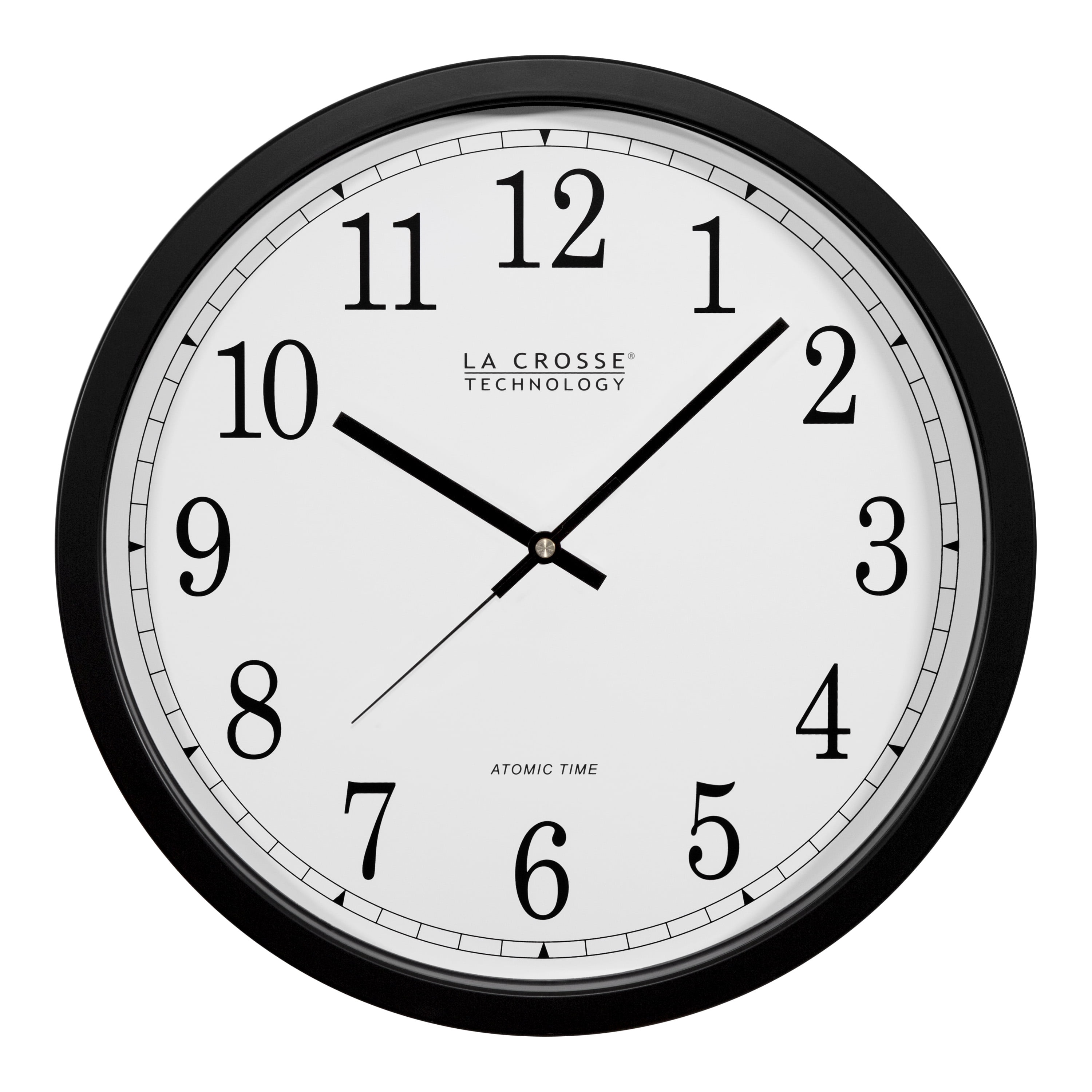 La Crosse Technology WT 3143A 14 Atomic Analog Wall Clock Black La Crosse Technology WT 3143A 14 Atomic Analog Wall Clock Black