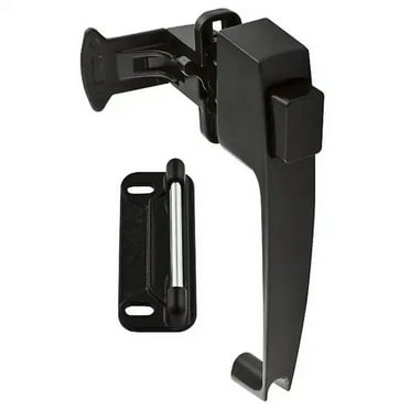Colonial Push Button Screen or Storm Door Latch, Black - Walmart.com