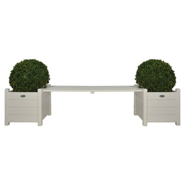 Esschert Design Planters with Bridge Bench - Walmart.com