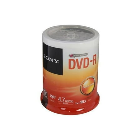 Sony Disc Dvd-r 4.7gb For General Use 16x100-pk Spindle | Walmart Canada
