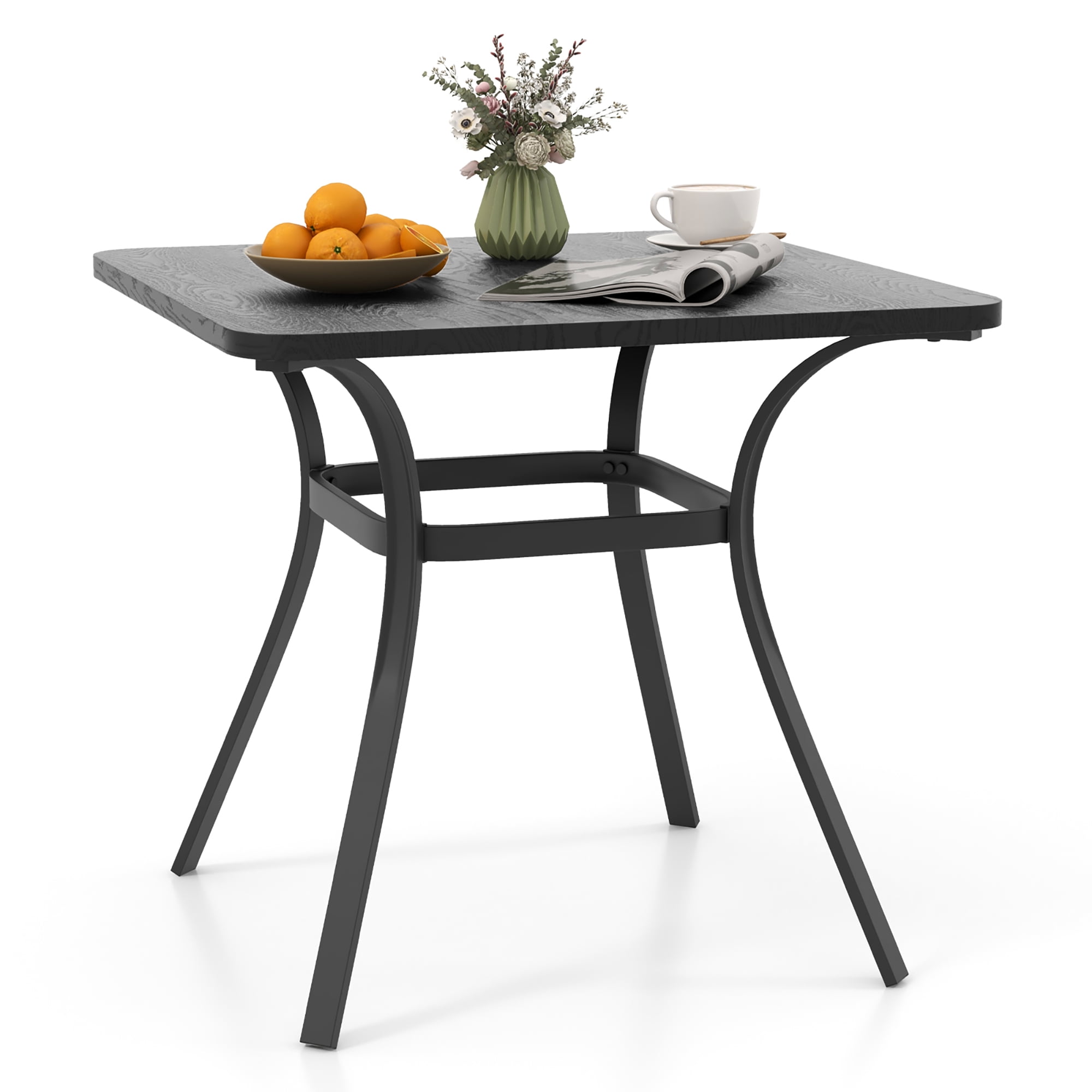 Click here for Gymax 32 Patio Dining Table W/ 4 Curved Legs Heavy... prices