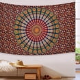 Bohemian Psychedelic Mandala Peacock Wall Tapestry Bedspread Beach ...