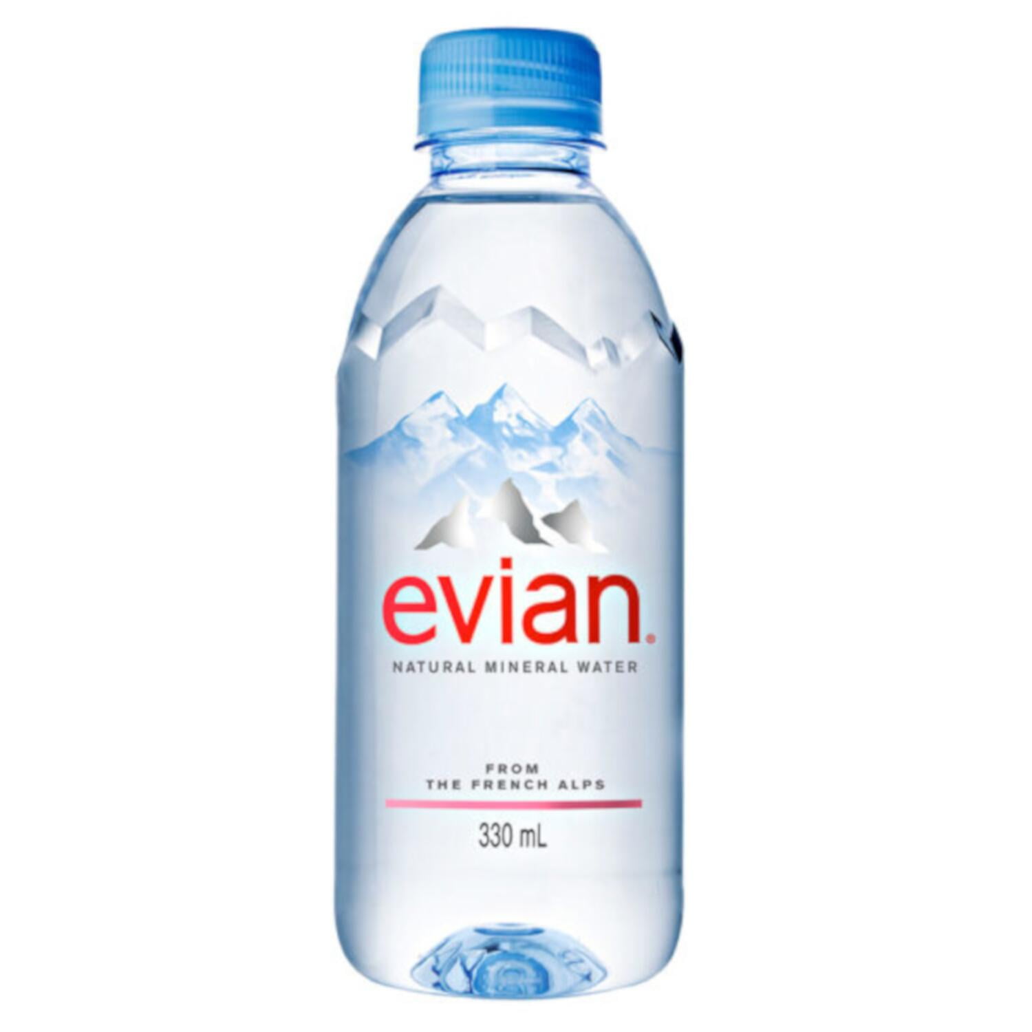 Pack de 24 Agua Evian Natural Pet 330 ml | Walmart en línea