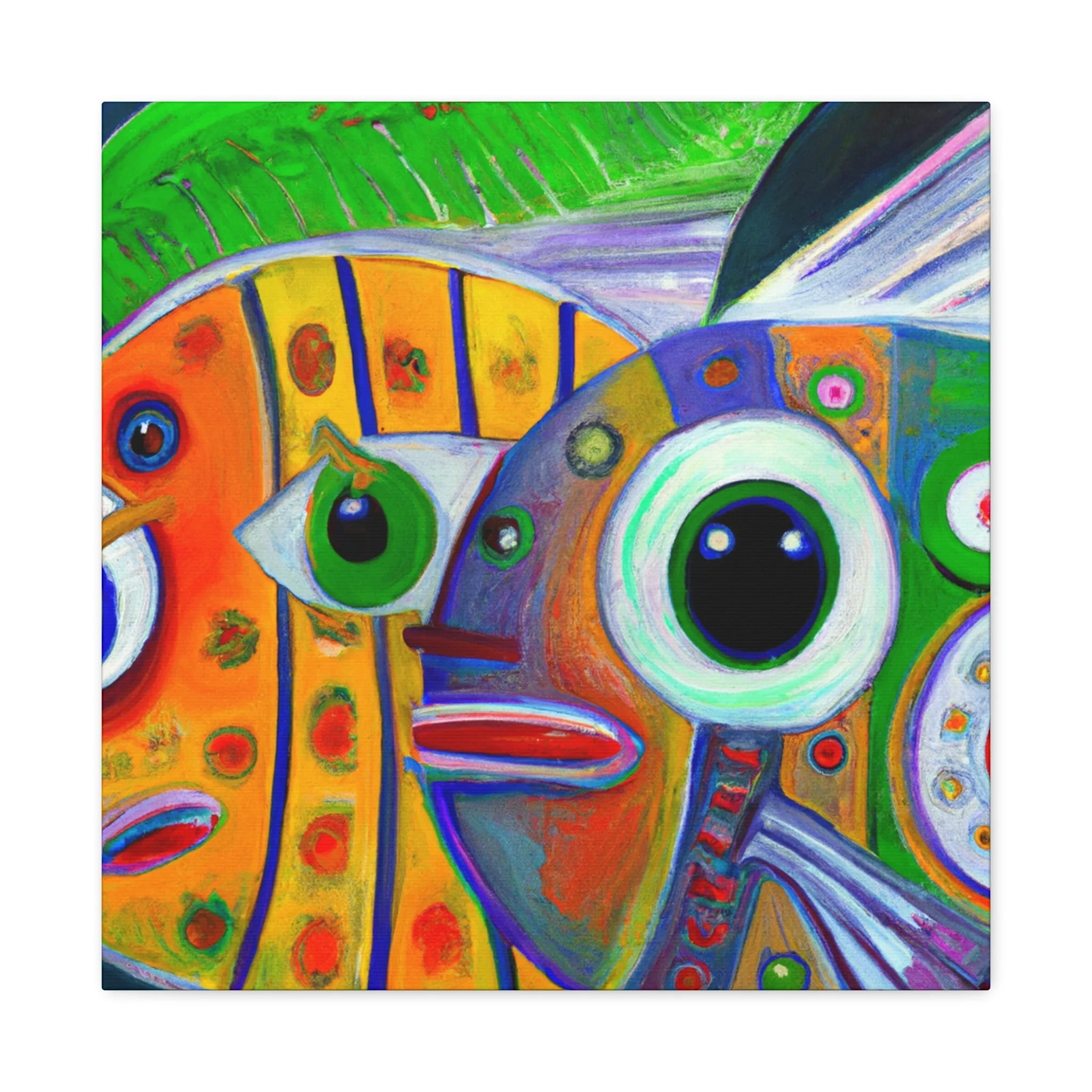 Discus in Golden Splendor - Canvas - Walmart.com