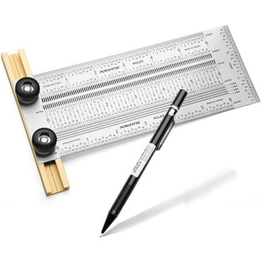 INCRA 18" Precision Ruler Set - Marking, T-Rule and Bend Rule + Marking ...