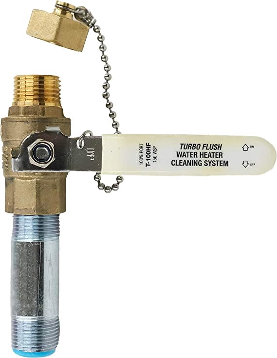 Water Connection SR121 Water Heater Flush/Drain Valve 3/4" Full Port ...