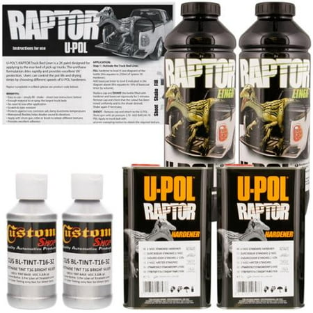 Raptor Bright Silver Urethane Spray-On Truck Bed Liner Texture Coating ...