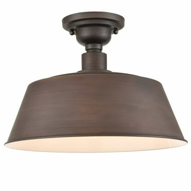Millennium Lighting Semi-Flush Ceiling Mount, Rubbed Bronze - Walmart.com