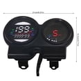 Advanced Motorcycle Odometer With Trip Tracking Function Metal Plastic ...