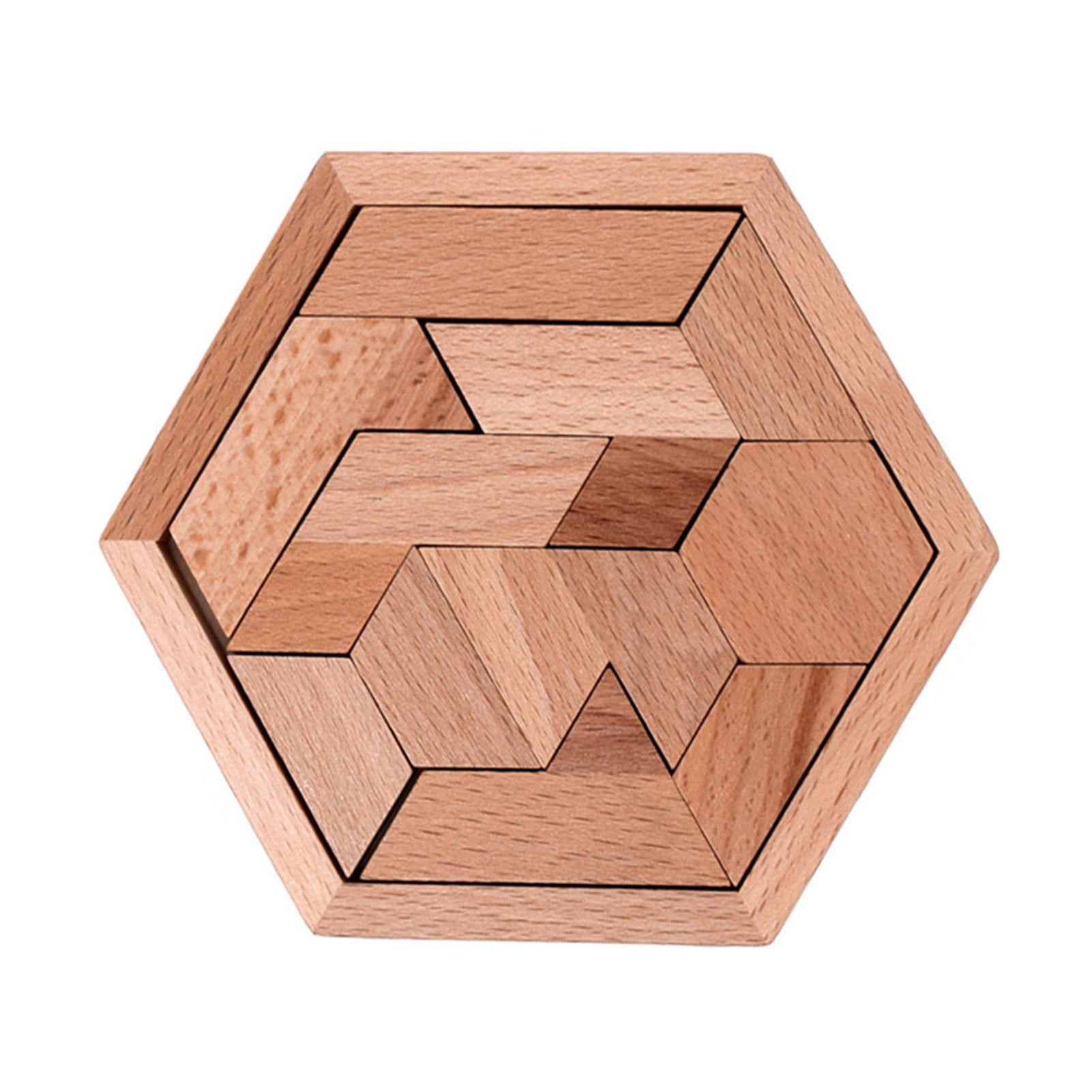 Puzzles mathematical wooden puzzle The octagon Games & Puzzles Toys ...