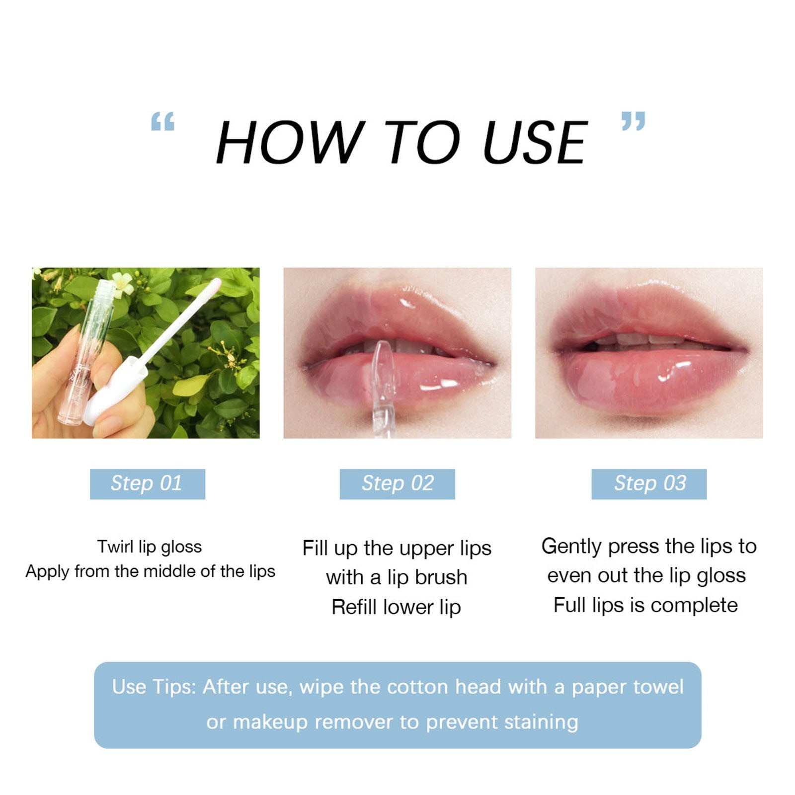 How To Apply Lip Gloss Step By Step
