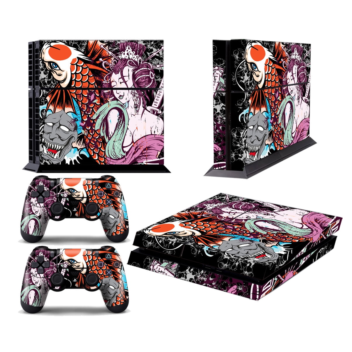 GameXcel Vinyl Decal Protective Skin Cover Sticker for Sony PS4 Console ...