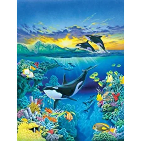 Jigsaw Puzzle Living Ocean-Orca 100 Pieces Gold Edition | Walmart Canada
