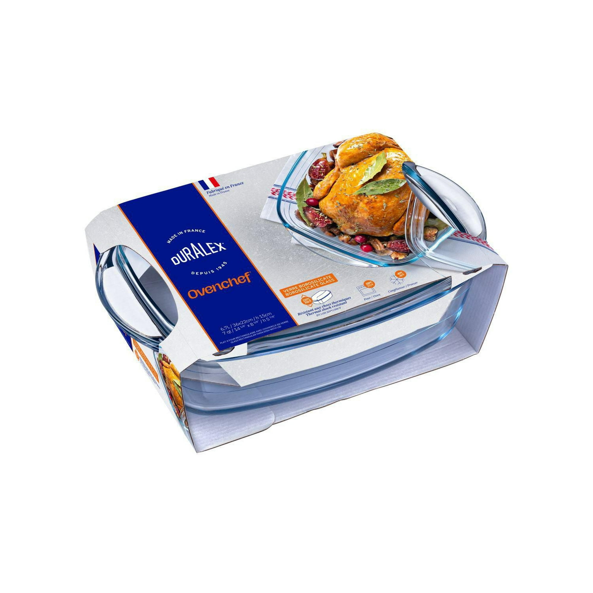 Click here for Duralex Ovenchef Reversible Casserole 35 X 22cm 6.... prices