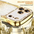 Allytechgroup Case for iPhone 16 Plus Cute Luxury Plating Bling Glitter ...