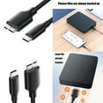 USB3 0 to USB C Cable Adapter Connector External Hard Drives Disk Cable ...