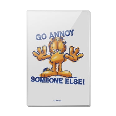Garfield Whatever Face Rectangle Acrylic Fridge Refrigerator Magnet ...