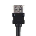 NFTIGB USB 3.0 Front Panel Mount Cable 19/20 Pin to Dual USB A Adapter ...