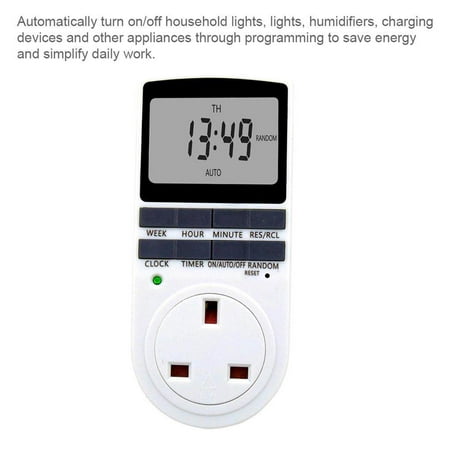 juguse Electronic Digital Timer Switch Kitchen Timer Outlet 24 Hour 7 ...