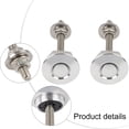 Quick Release Push Button Lock Clips for Car Hood 2Pcs with Robust ...