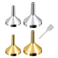 3 Pcs Practical Funnel Perfumes Funnel Small Funnel Metal Funnel for ...