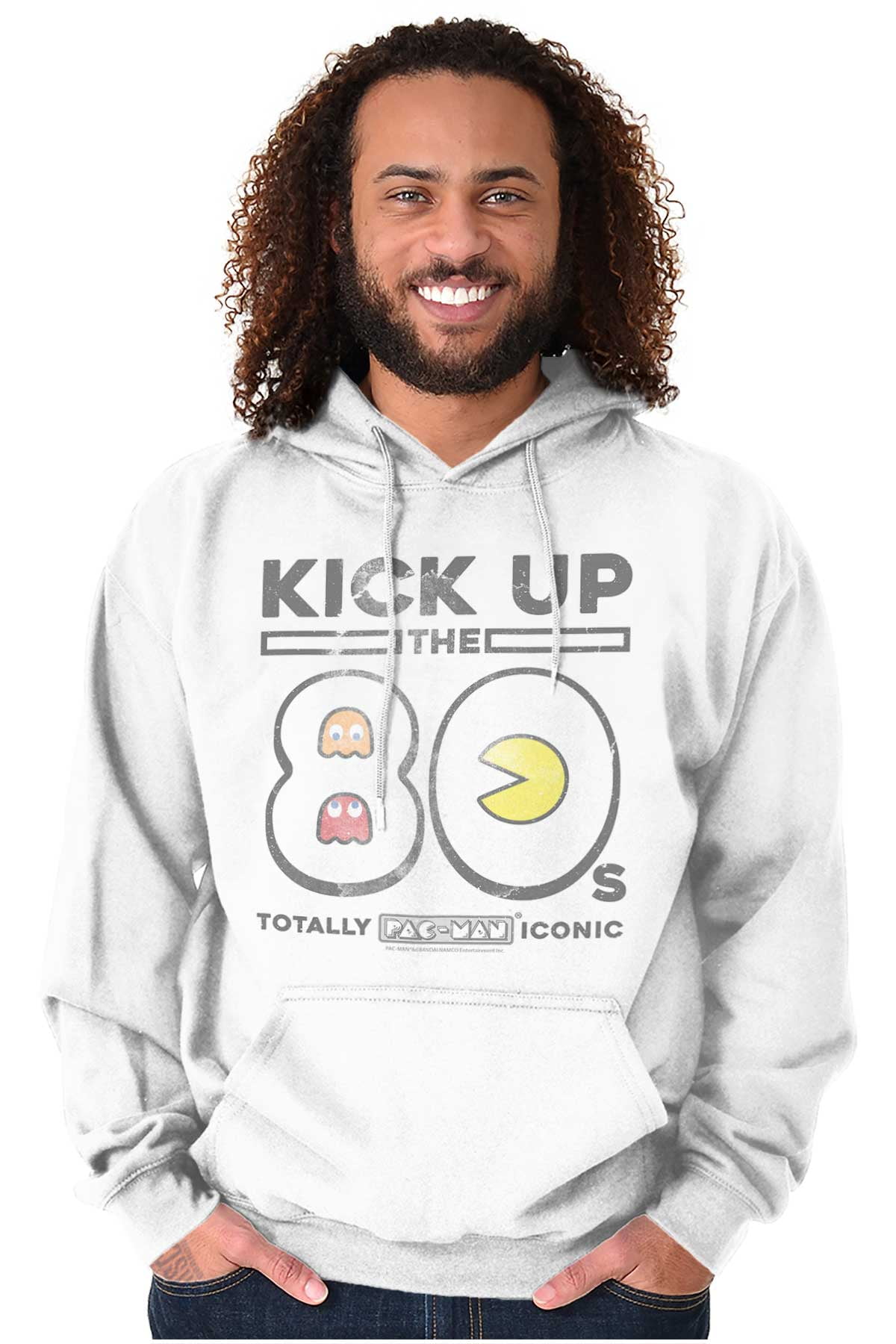 PACMAN Totally Iconic Kick Up the 80s Hoodie Sweatshirt Women Men ...