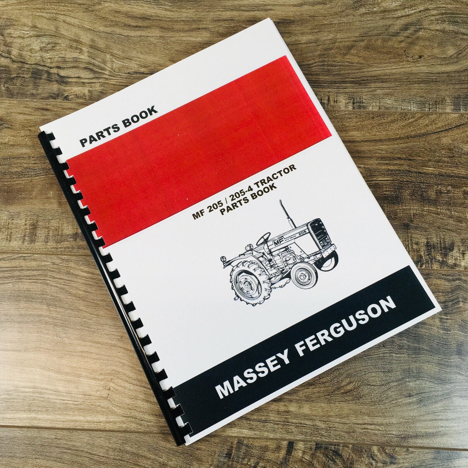 MASSEY FERGUSON 205 205-4 COMPACT TRACTOR PARTS MANUAL CATALOG BOOK ...