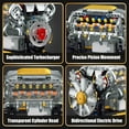 V8 Engine Building Kit That Runs, Build Your Own MOC Mini V8 Engine ...