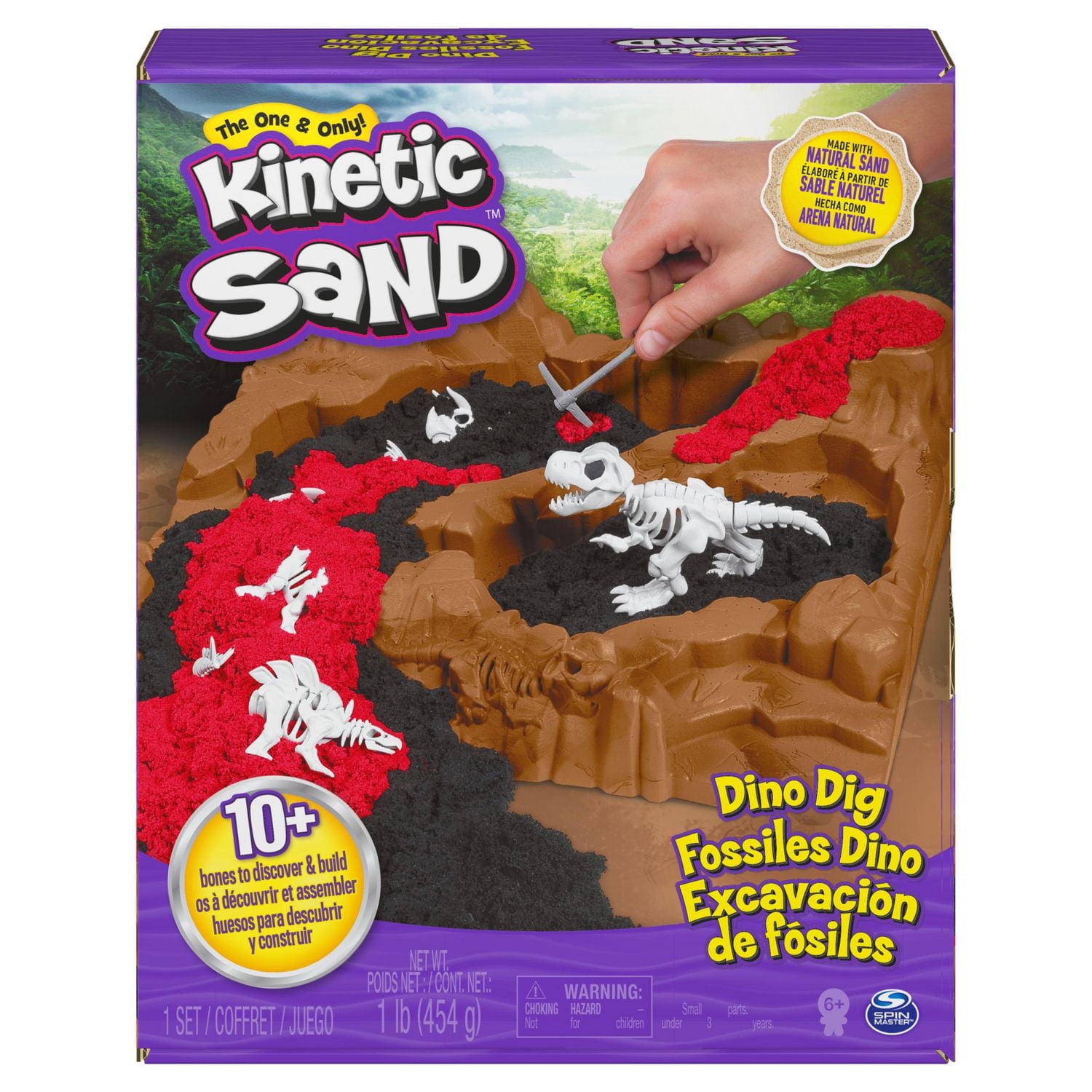 Click here for Kinetic Sand  Dino Dig Playset With 10 Hidden Dino... prices