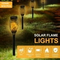 1-10 PCS Solar Torch Flame Dancing Light LED Flickering Flame Lamp ...