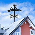 Iron Weather Vane, Wind Direction Indicator Wind Vane Roof Fence Mount ...