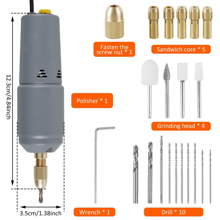 DIY Rotary Tool Resiners Cordless Rotary Tool Kit - 5-Speed Electric ...