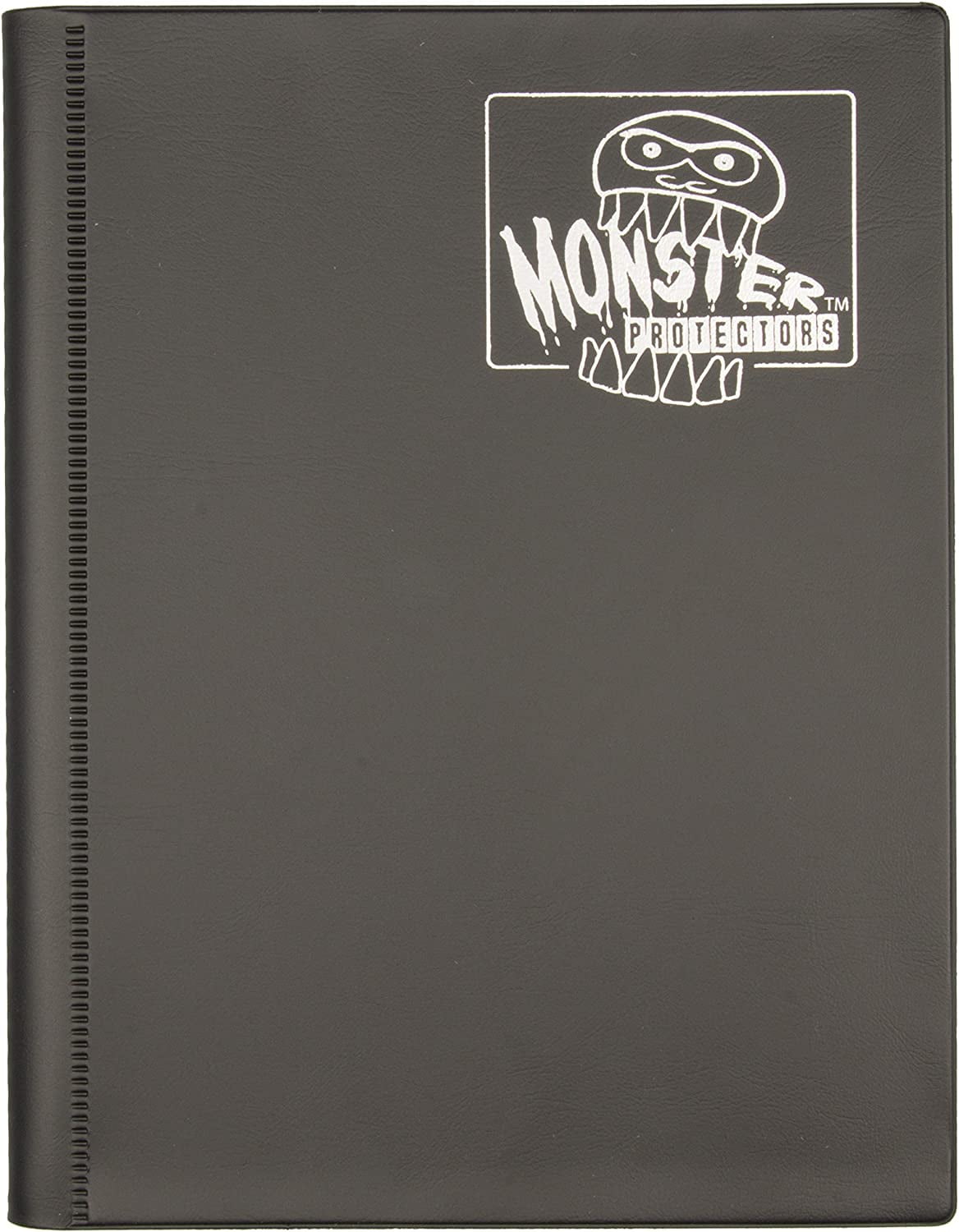 Monster Binder - 4 Pocket Trading Card Album - Matte Black - Holds 160 ...