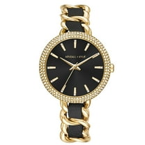 Kendall + Kylie Adult Ladies Bling Dial Silver Analog Watch Set ...