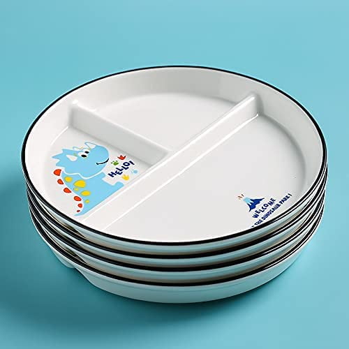 Porcelain Divided Dinner Plates