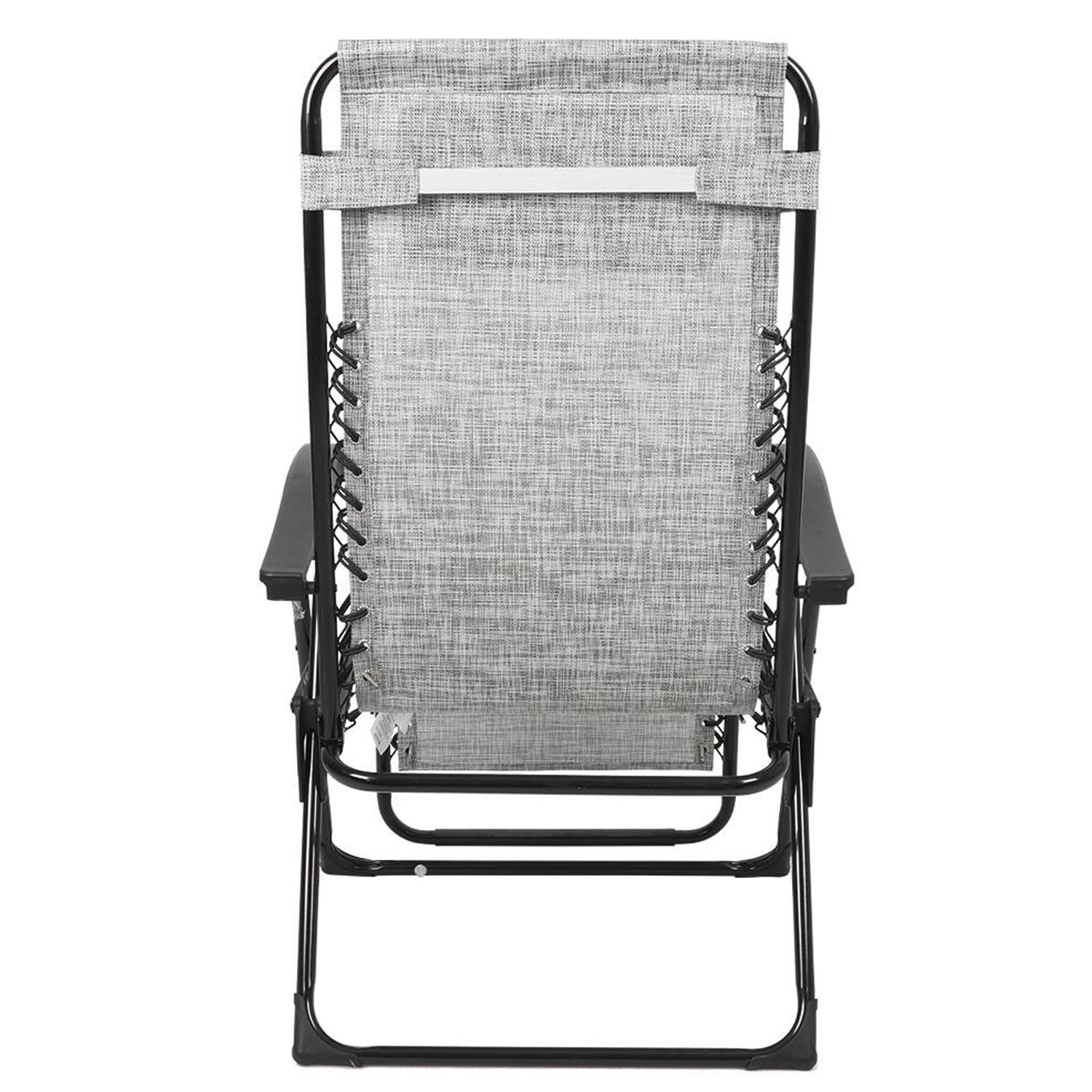 Guidesman Recline Folding Patio Deck Lounge Chair Portable Steel Zero Gravity Set Gray 2 Pack Heavy Duty Adjustable Walmart
