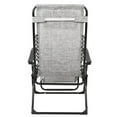 Guidesman Recline Folding Patio Deck Lounge Chair, Portable Steel Zero ...